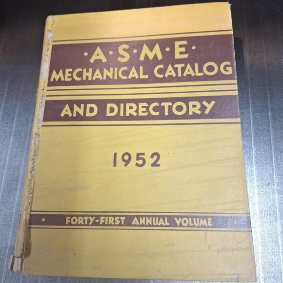 asme | Accents | Asme Mechanical Catalog Directory 952 | Poshmark